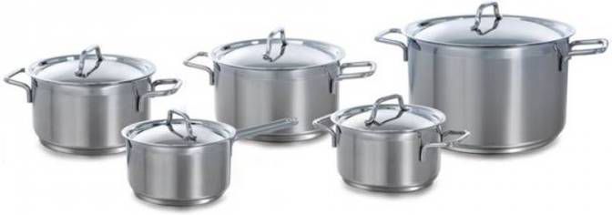 BK Gastronome Pannenset 5 delig - Bestek.shop